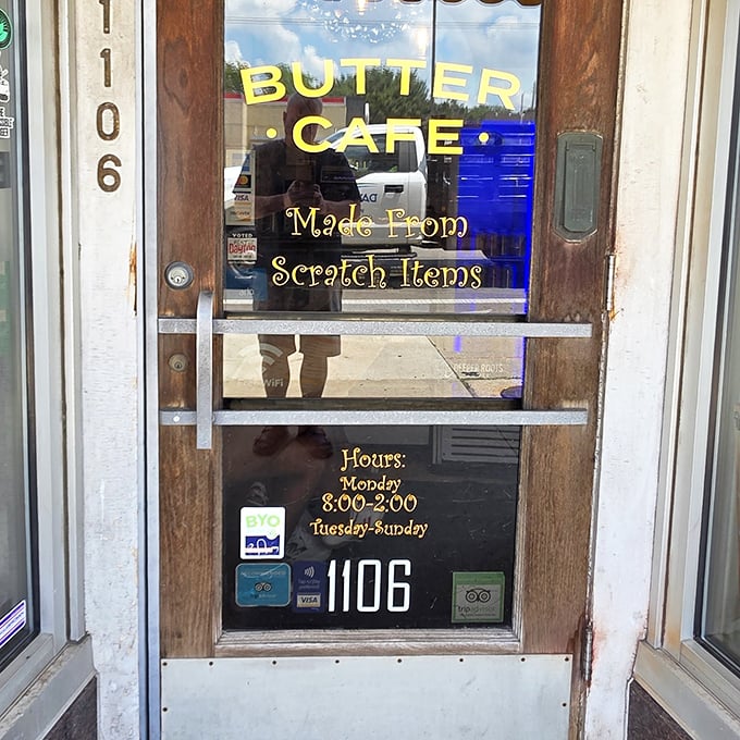 "Made From Scratch Items" isn't just a sign—it's a promise written in gold that your taste buds can take to the bank.