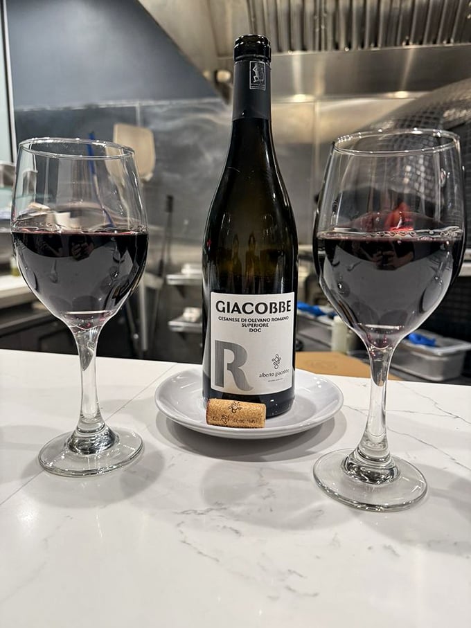 Wine this good doesn't need a fancy glass—it just needs good company and a pizza worthy of its complexity.