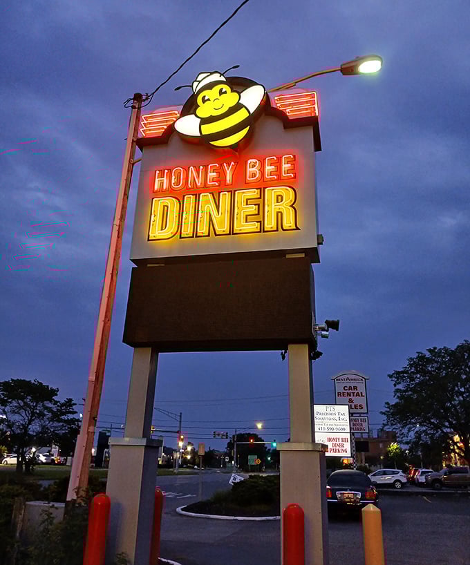 Clear signage that eliminates any confusion about where to find Maryland's most legendary breakfast experience.