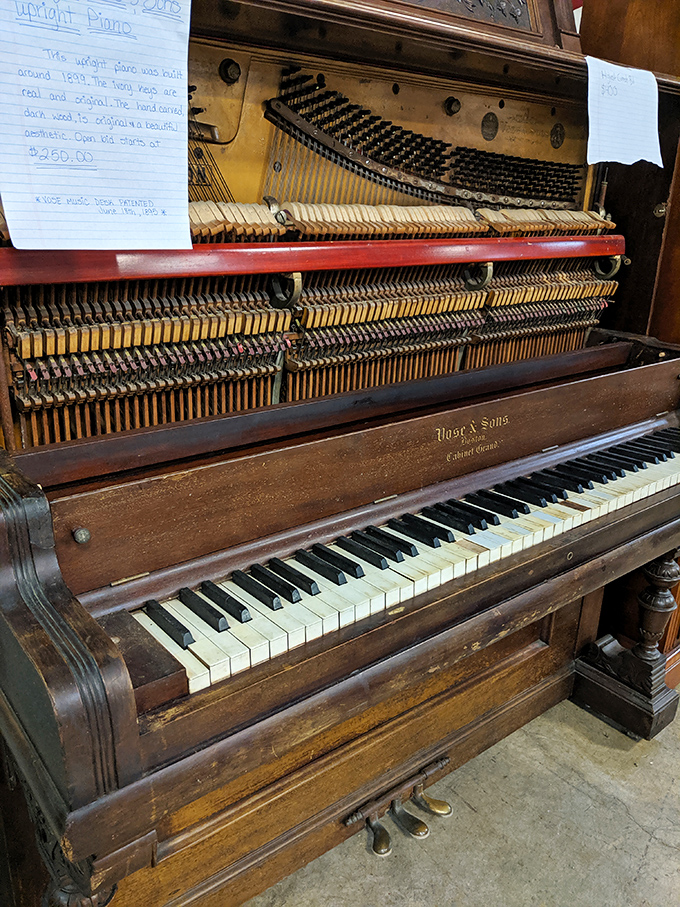This antique piano has stories in every key. Someone's musical history could become your family's new tradition—at thrift store prices.