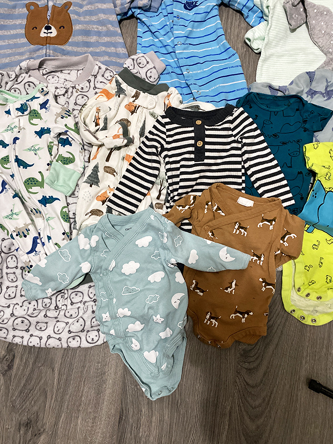 Baby clothes heaven – where tiny fashion statements come with tiny price tags, perfect for little ones who outgrow everything faster than you can say "growth spurt."