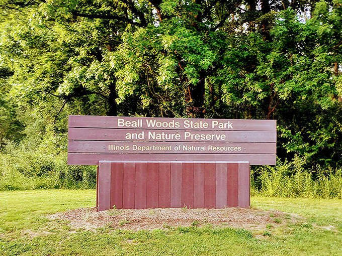 The official welcome mat to Illinois' best-kept secret. Your adventure begins where this sign stands.