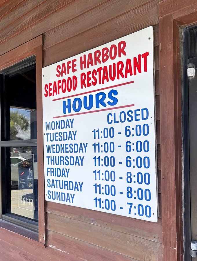 These hours prove they're confident enough to close on Mondays – always a good sign in the restaurant world.