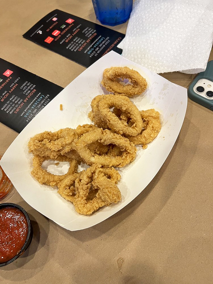 Crispy calamari rings – the appetizer that's passed the test of time while trendier starters have come and gone.