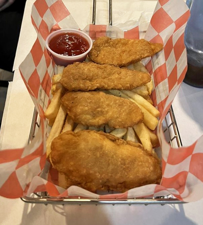 Golden-fried catfish that would make any Southern grandmother nod in approval. Crispy on the outside, tender within—like all the best things in life.