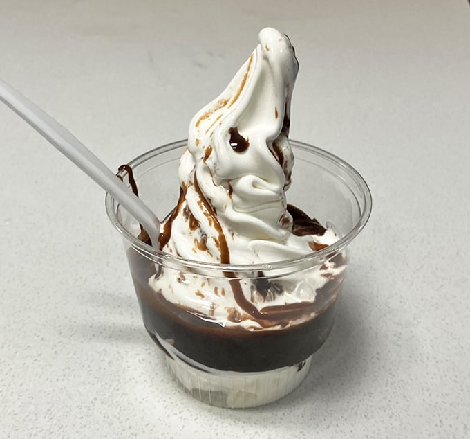 Hot fudge meets cold ice cream—a temperature contrast that's been making taste buds dance since your grandparents were on their first date.