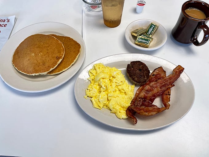 This isn't just breakfast—it's America on a plate. Simple, honest, and satisfying in a way that fancy brunches with avocado toast can never match.