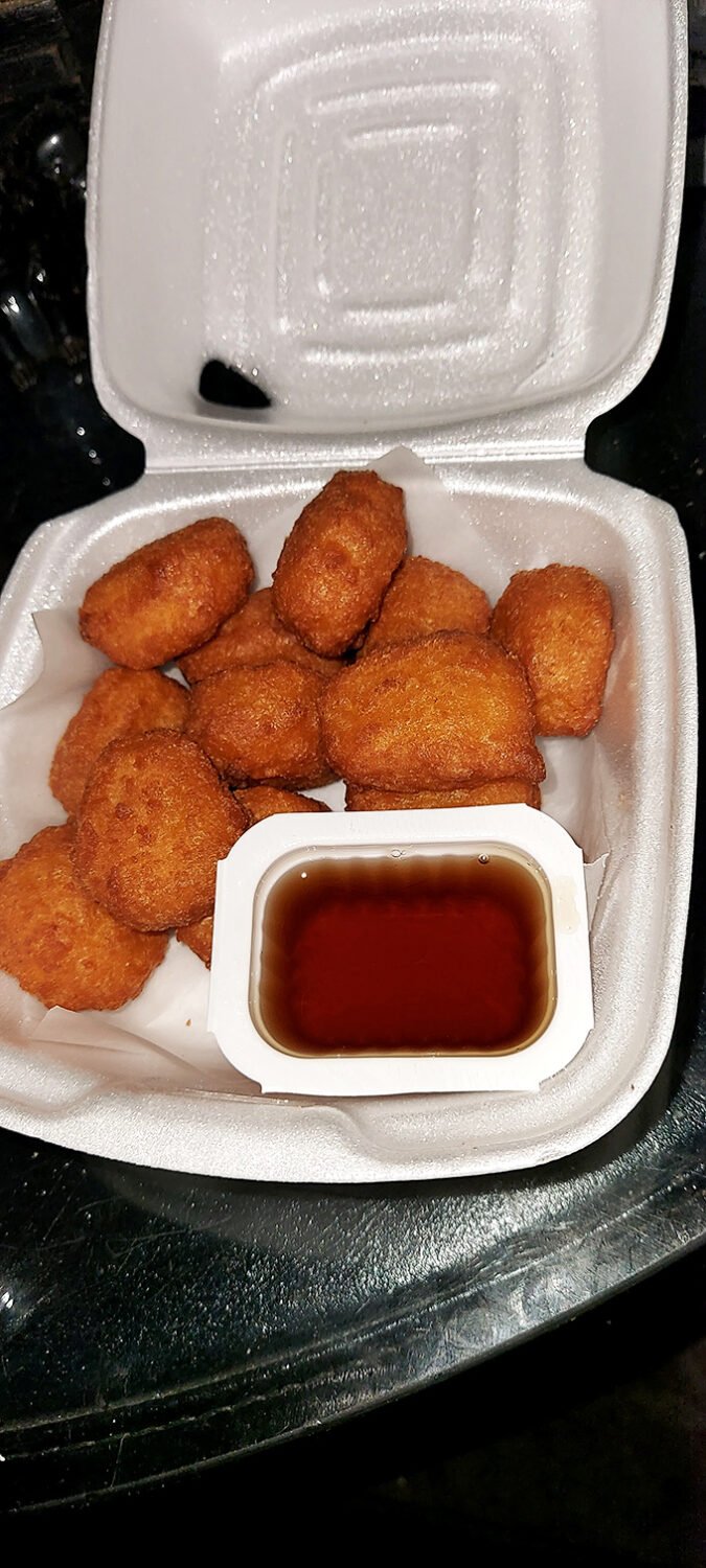 Corn nuggets—the unsung heroes of the appetizer world. Golden-fried pockets of sweet corn with dipping sauce that'll make you question why they aren't famous everywhere.