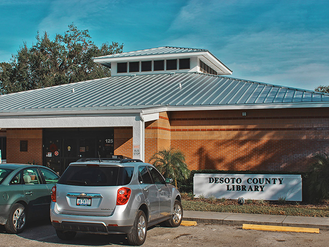 The DeSoto County Library provides air-conditioned sanctuary for bookworms and internet seekers alike, proving that the best things in life are still free. 