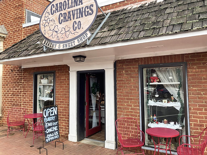 The entrance doesn't just say "OPEN"—it whispers "come in and forget about that diet you were considering."