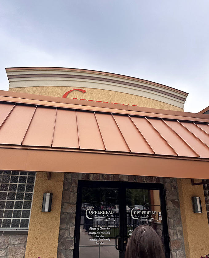 The entrance that serves as a portal to comfort food paradise – where hunger goes to meet its delicious match.