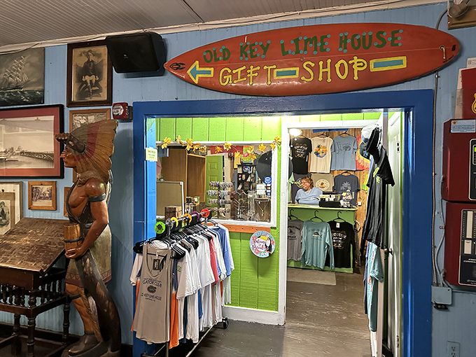 The gift shop ensures you won't forget your visit – as if that key lime pie would ever let you anyway.