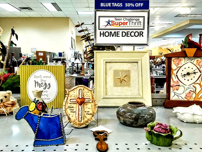 "Don't mind the mess" indeed! The home décor section transforms houses into homes with whimsical touches and conversation pieces waiting to be discovered.