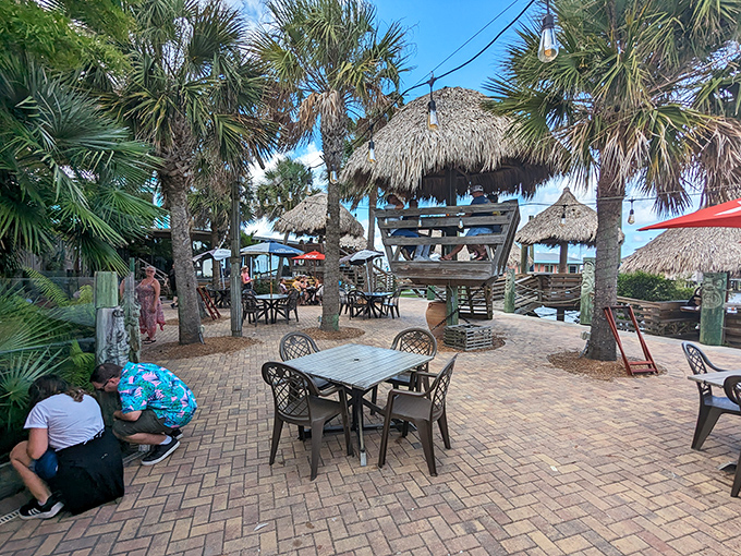 These thatched dining pods aren't just Instagram-worthy – they're your own private island paradise for the duration of your meal.