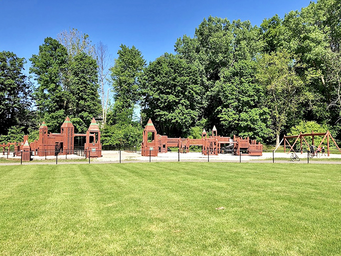 Community parks with actual green space – where grandkids can play without you having to remortgage your home for admission tickets.
