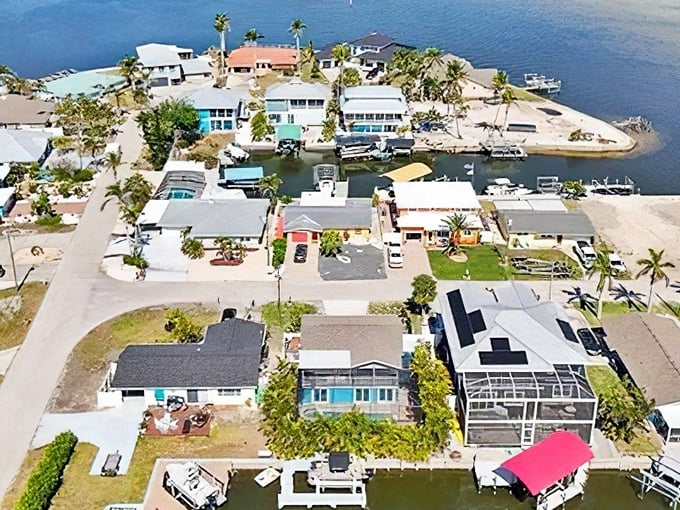 From above, Matlacha looks like nature's own connect-the-dots puzzle, linking water, land, and endless Florida sunshine.