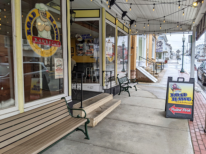 That sidewalk bench isn't just seating—it's where you'll contemplate life's big questions, like "How soon is too soon to come back?"