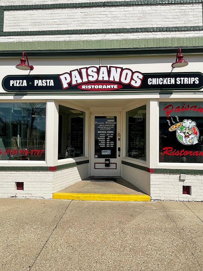 Paisano's facade promises Italian classics in a setting where "How's everything tasting?" isn't just a question—it's the start of a conversation.