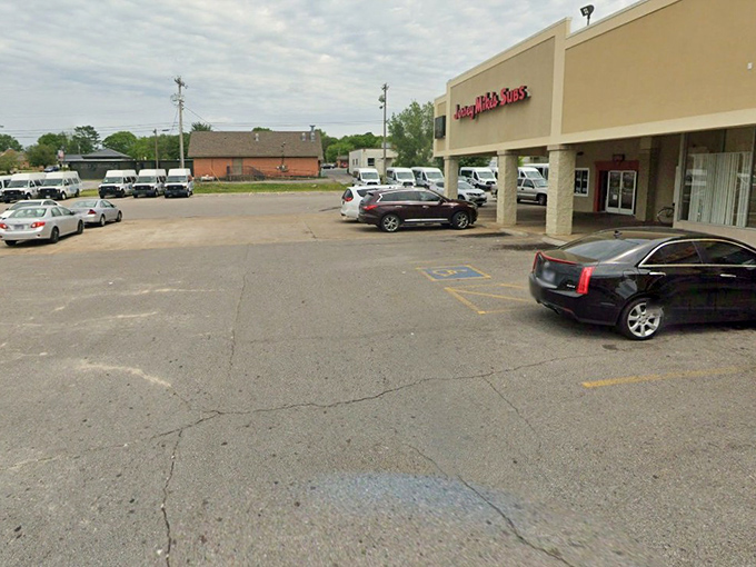 The unassuming parking lot that conceals Columbia's best-kept shopping secret. Like the modest entrance to a five-star restaurant, appearances can be delightfully deceiving.