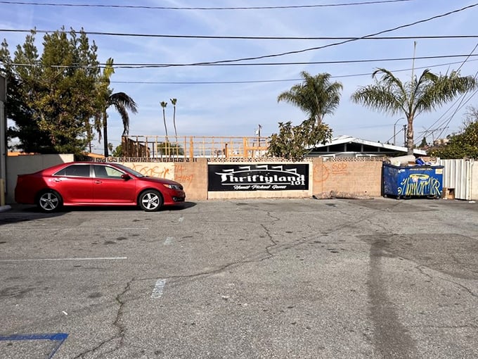Even the parking lot hints at adventures within – where that empty trunk will soon be filled with unexpected treasures.
