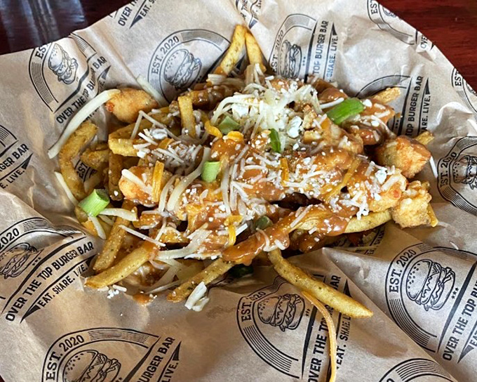 Poutine with a Southern drawl. These loaded fries aren't just a side dish—they're the main event with a supporting cast of cheese.