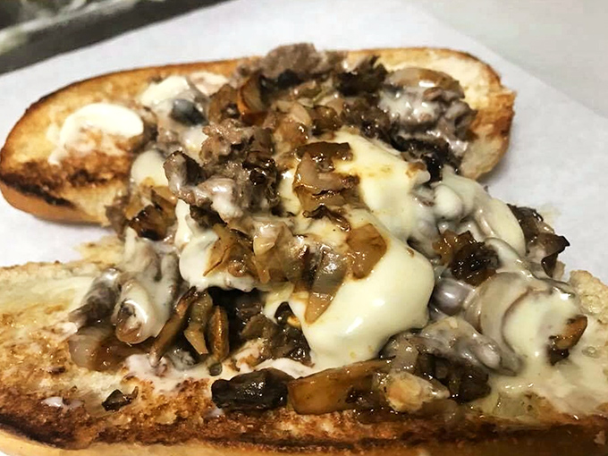 This isn't just a Philly cheesesteak—it's a melty masterpiece that makes you question why you'd ever order anything else.