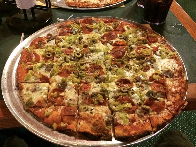 Pizza might seem like an outlier at a BBQ joint, but when it looks this good, it's not breaking the rules—it's expanding the possibilities.