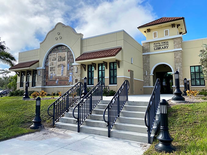 Punta Gorda's Charlotte Library combines architectural charm with literary treasures, proving that beautiful buildings and beautiful stories naturally belong together.