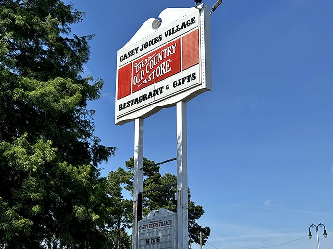 The sign promises exactly what awaits inside – no fancy marketing needed when generations of satisfied diners have already spread the word.