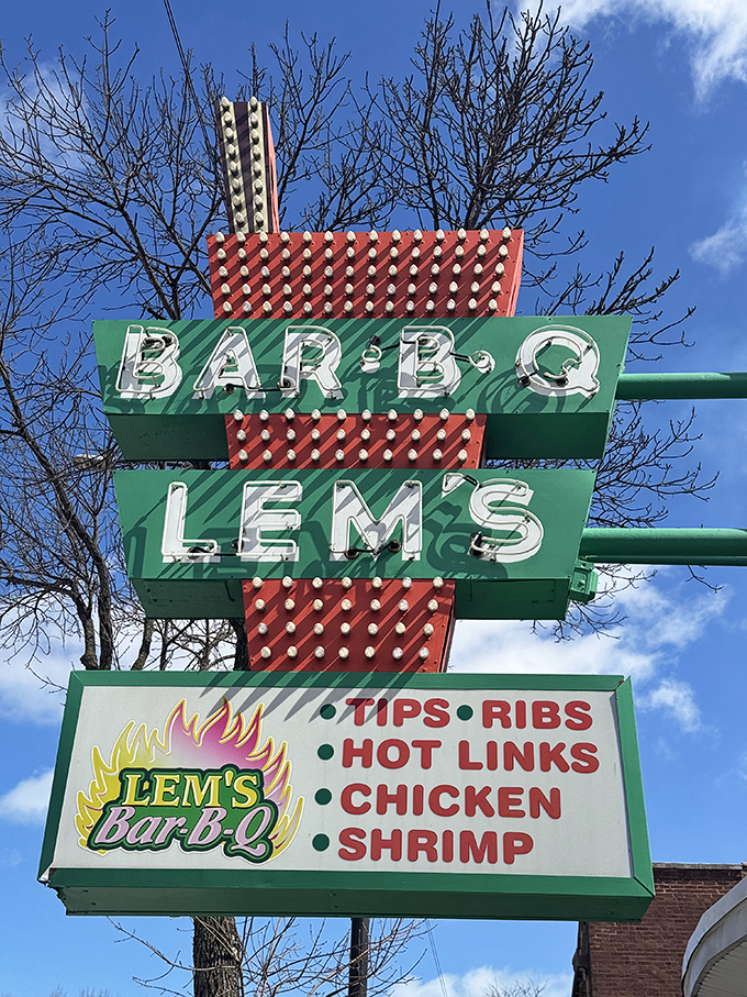 That vintage sign doesn't just advertise a restaurant; it's a landmark, a promise, and for many Chicagoans, the North Star of barbecue.