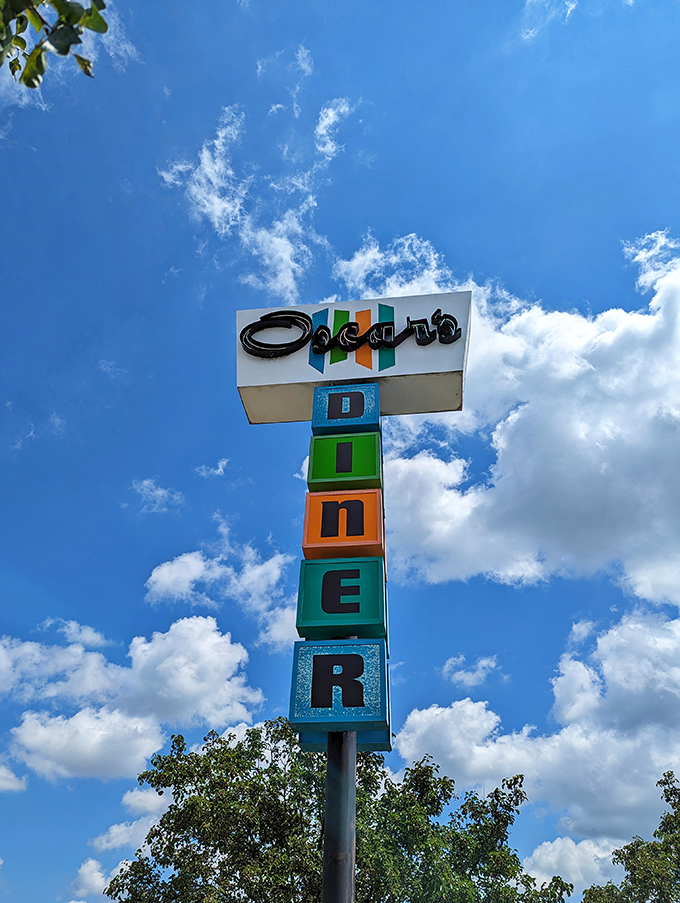 The sign that signals salvation for hungry travelers and locals who know better.