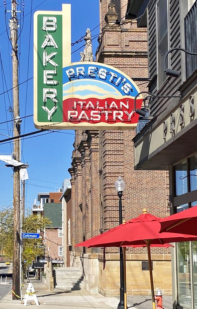 Sometimes the most honest signage belongs to places confident enough to let their food speak loudest.