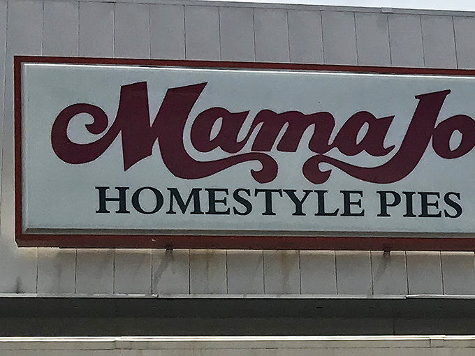 That signature script—a beacon of hope for dessert lovers and a promise that homestyle goodness awaits just beyond those doors.