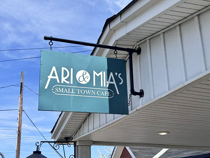 That iconic green sign against the blue Ohio sky—a beacon of hope for the hungry traveler and local alike.