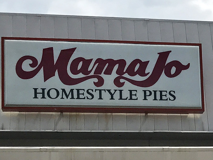 That swooping script isn't just a logo—it's a promise. When you see this sign, prepare for pie that makes store-bought versions weep with inadequacy.