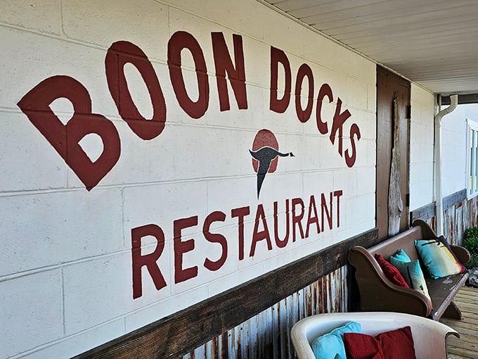 The sign that's launched a thousand seafood pilgrimages. Simple, straightforward, and promising exactly what it delivers—no more, no less.