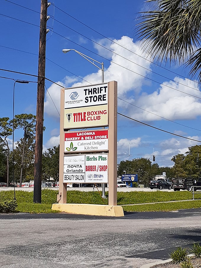 The roadside beacon that signals you've arrived at thrift shopping paradise.