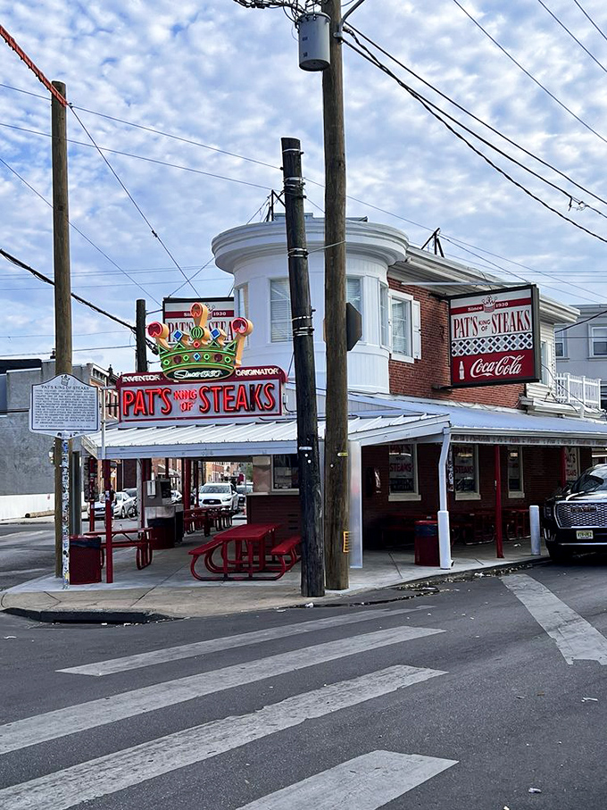 The corner that launched a thousand food pilgrimages. From this intersection, cheesesteak love has spread worldwide like a delicious pandemic.