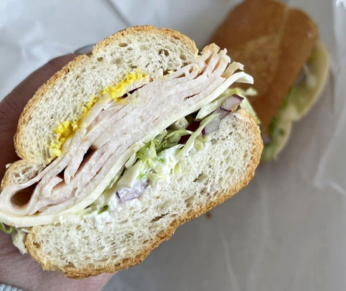 Turkey and cheese elevated from lunchbox staple to legitimate craving. This isn't your childhood sandwich—it's what that sandwich dreams of becoming.