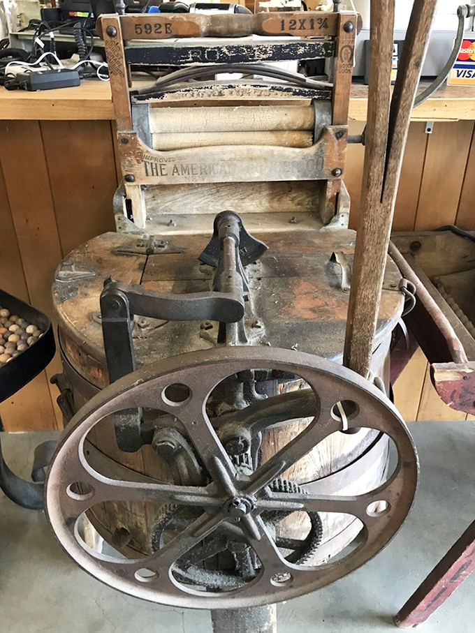 The American Wringer Co.'s finest—a washing machine that makes your high-efficiency front-loader look lazy and overly complicated.