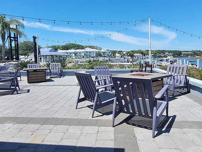 Waterfront dining that proves great food tastes even better when accompanied by Florida's natural beauty and gentle breezes.