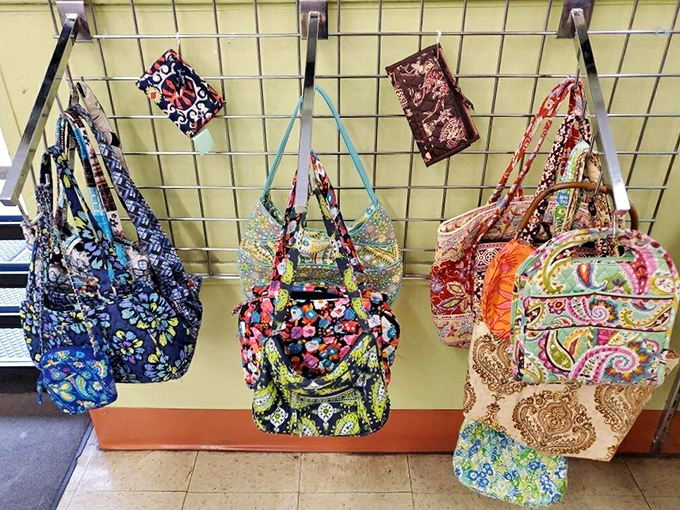 Bag ladies rejoice! These colorful carryalls prove secondhand doesn't mean second-rate—just second chances at first-class style.