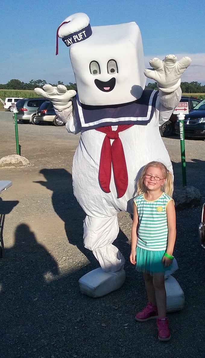 Even the mascot knows this place is special – that smile says it all.