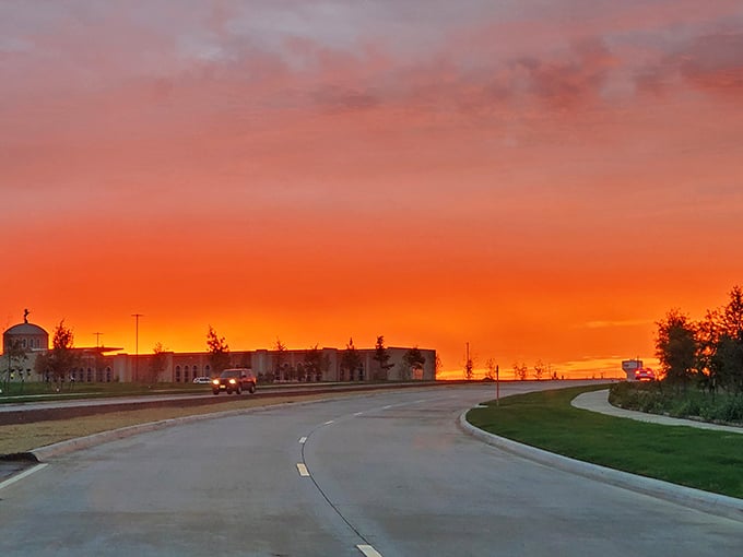 Granbury sunsets don't just end the day—they set the sky on fire with a technicolor farewell that makes you grateful for Texas-sized horizons.