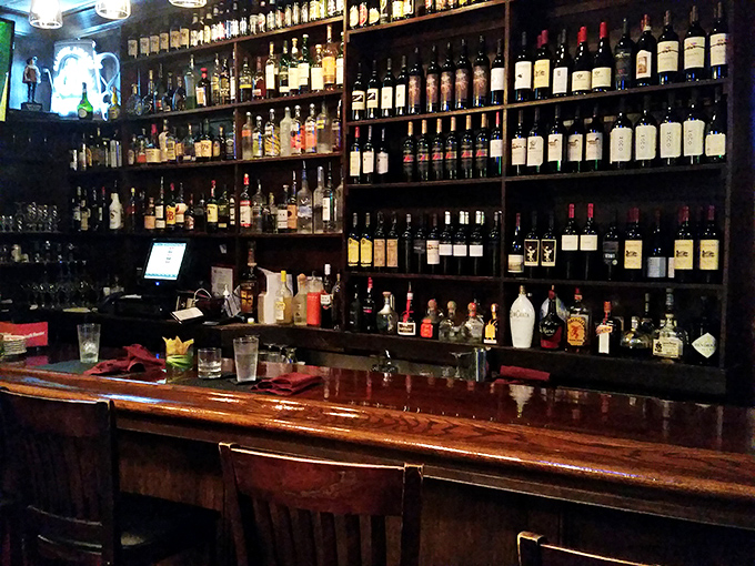 The bar at 1776 isn't just stocked—it's a liquid library with enough options to pair perfectly with whatever beef adventure you've chosen. 