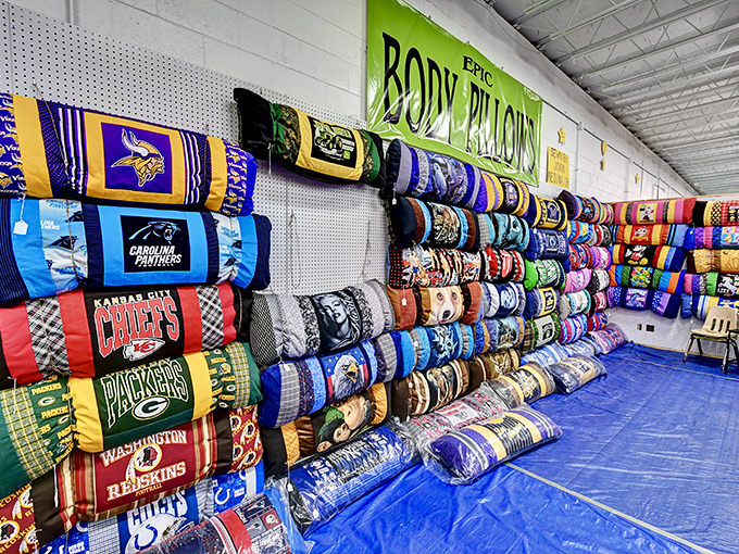 Team spirit in blanket form. These cozy throws ensure you'll never watch the game without proper tribal identification again.