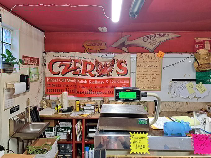 Behind this counter, magic happens daily—not the Harry Potter kind, but the more impressive sort involving smoke, meat, and recipes passed through generations.