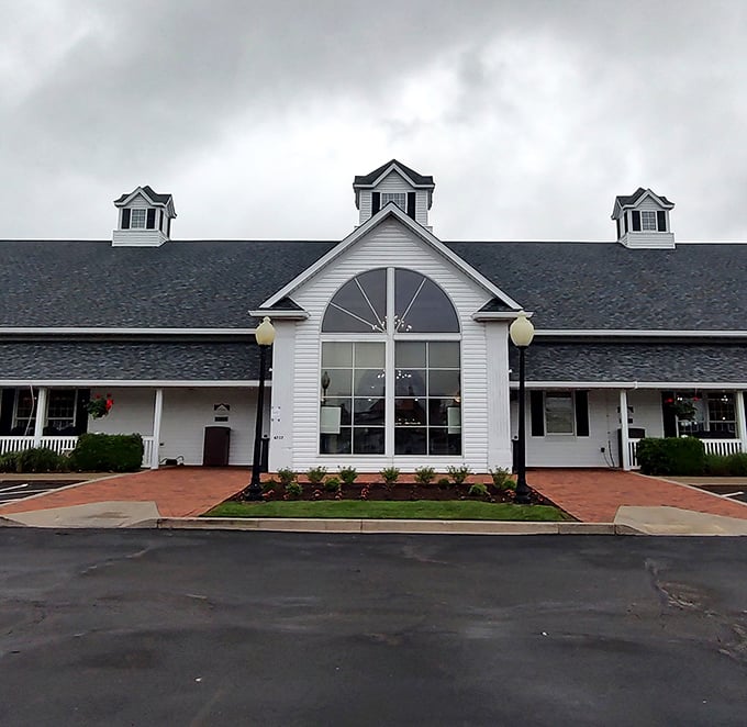 The stately entrance says "special occasion," but the food inside argues that Tuesday lunch can be a celebration too.