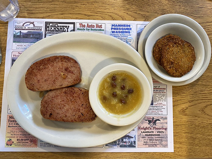 Country ham and applesauce—a pairing as classic as Sinatra and New York. Simple, unpretentious, and absolutely Pennsylvania.