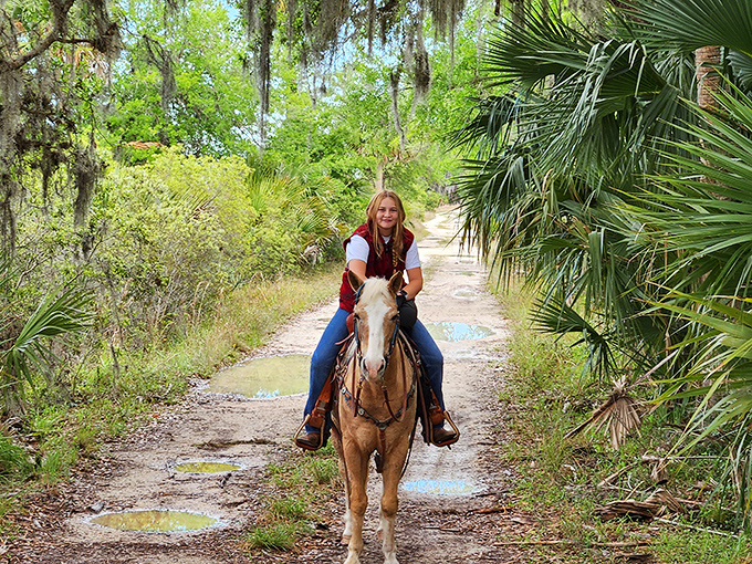 Exploring trails on horseback—the original eco-friendly transportation and still the most magnificent way to see the prairie.